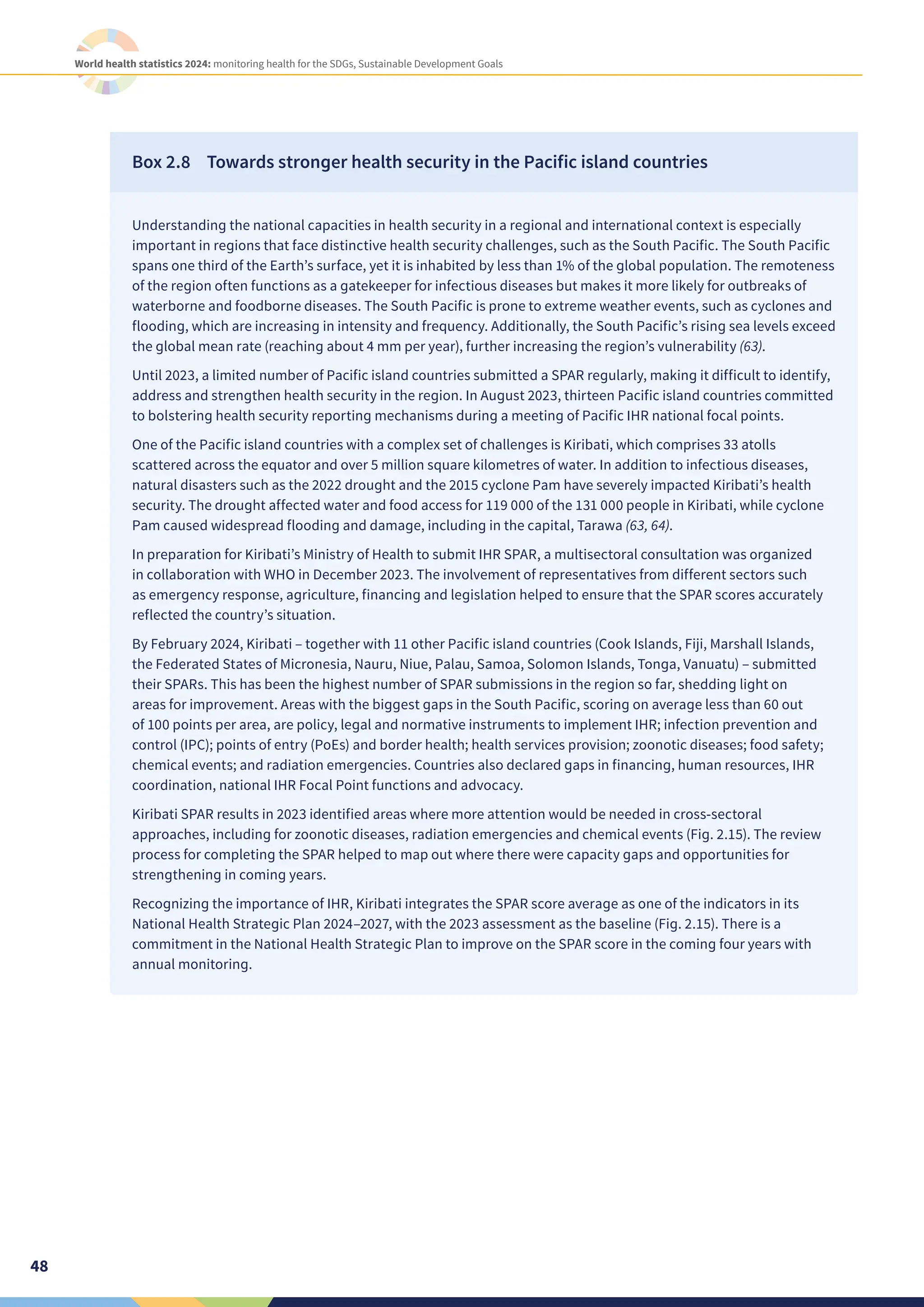 Monitoring Health for the SDGs - Global Health Statistics 2024 - WHO | PDF