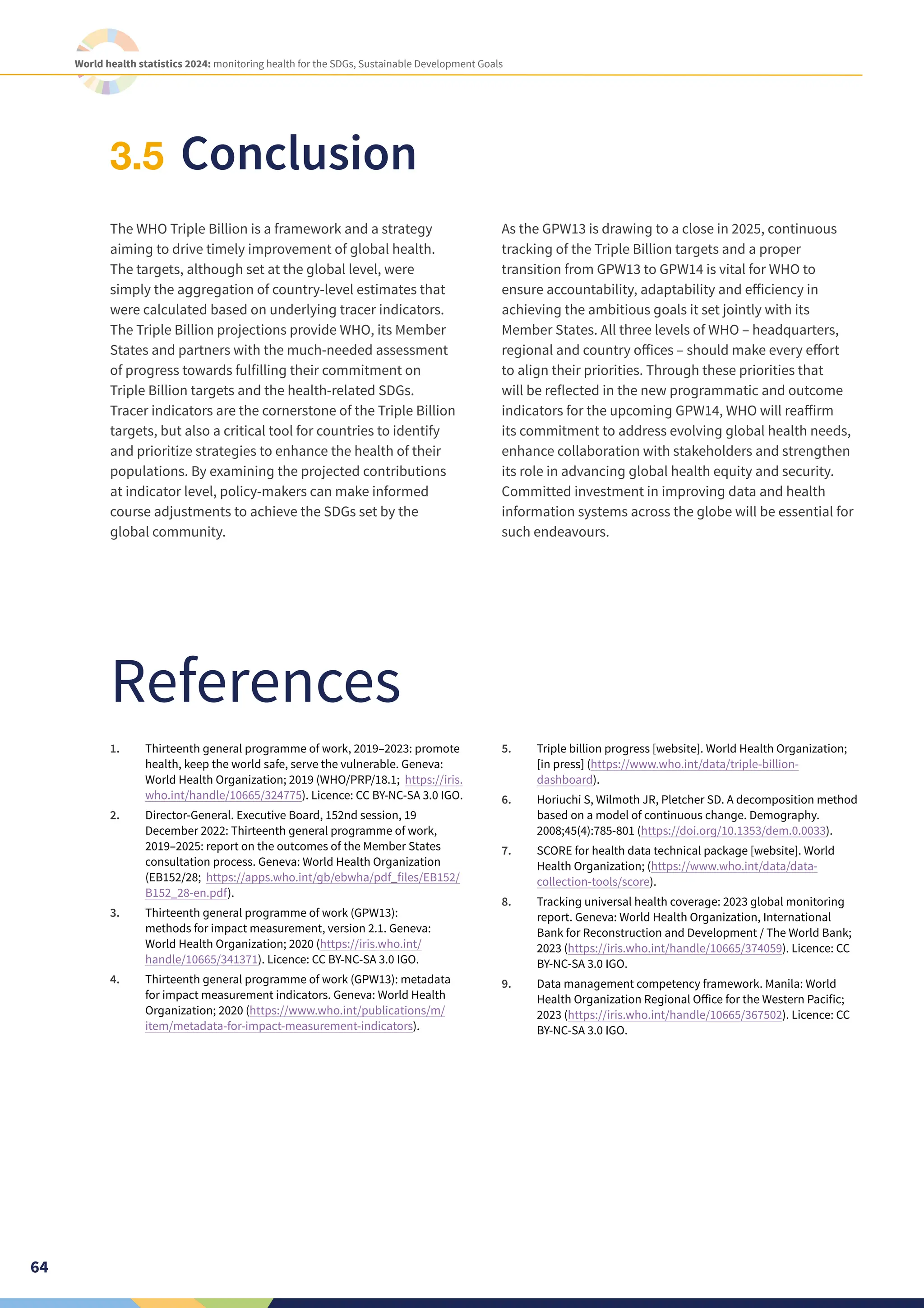 Monitoring Health for the SDGs - Global Health Statistics 2024 - WHO | PDF