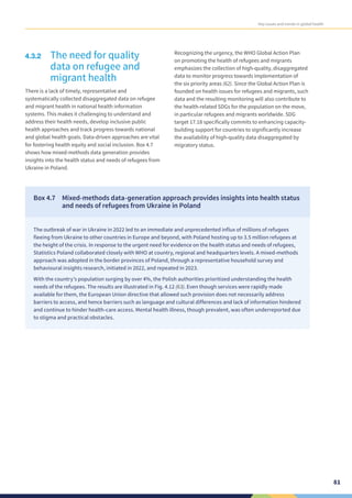 Monitoring Health for the SDGs - Global Health Statistics 2024 - WHO | PDF