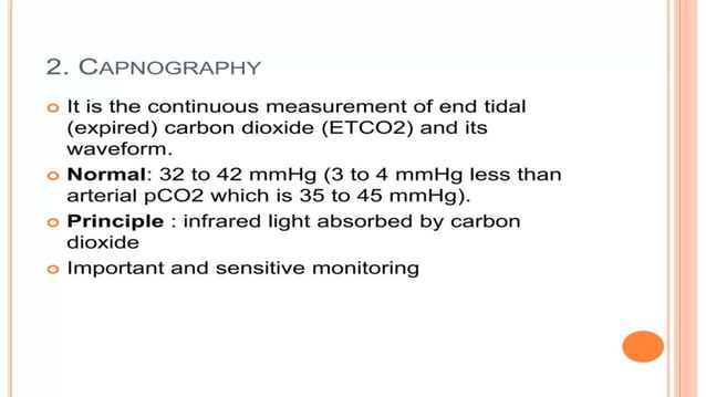 BASIC MONITORING IN ANAESTHESIA PRESENTATION.pptx | Lung and ...