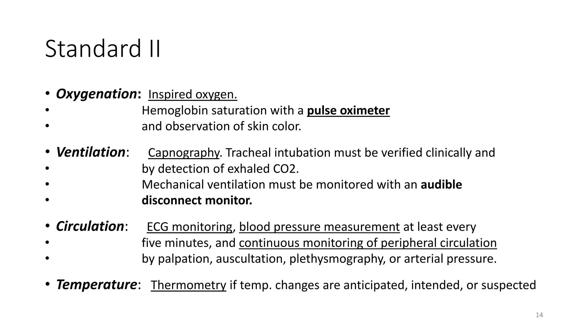 Monitoring in anaesthesia by stanley ogochukwu okerulu | PPTX