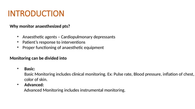 Monitoring in Anesthesia and its uses.pptx