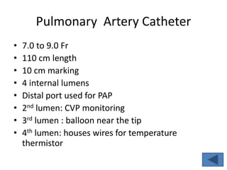 Monitoring in cardiac ananesthesia | PPTX