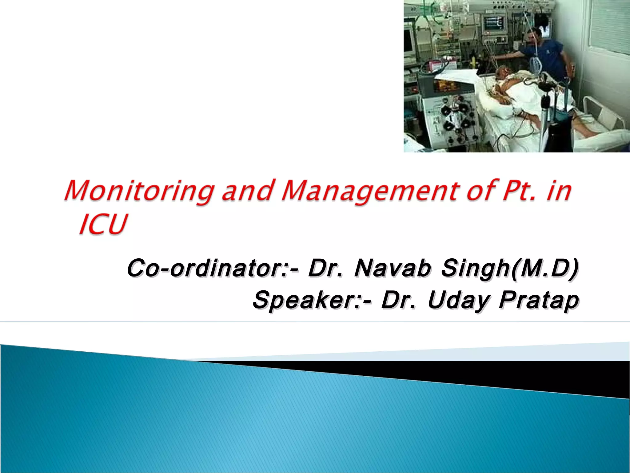 Monitoring in critical care | PPT