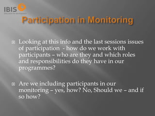 Monitoring indicators | PPTX