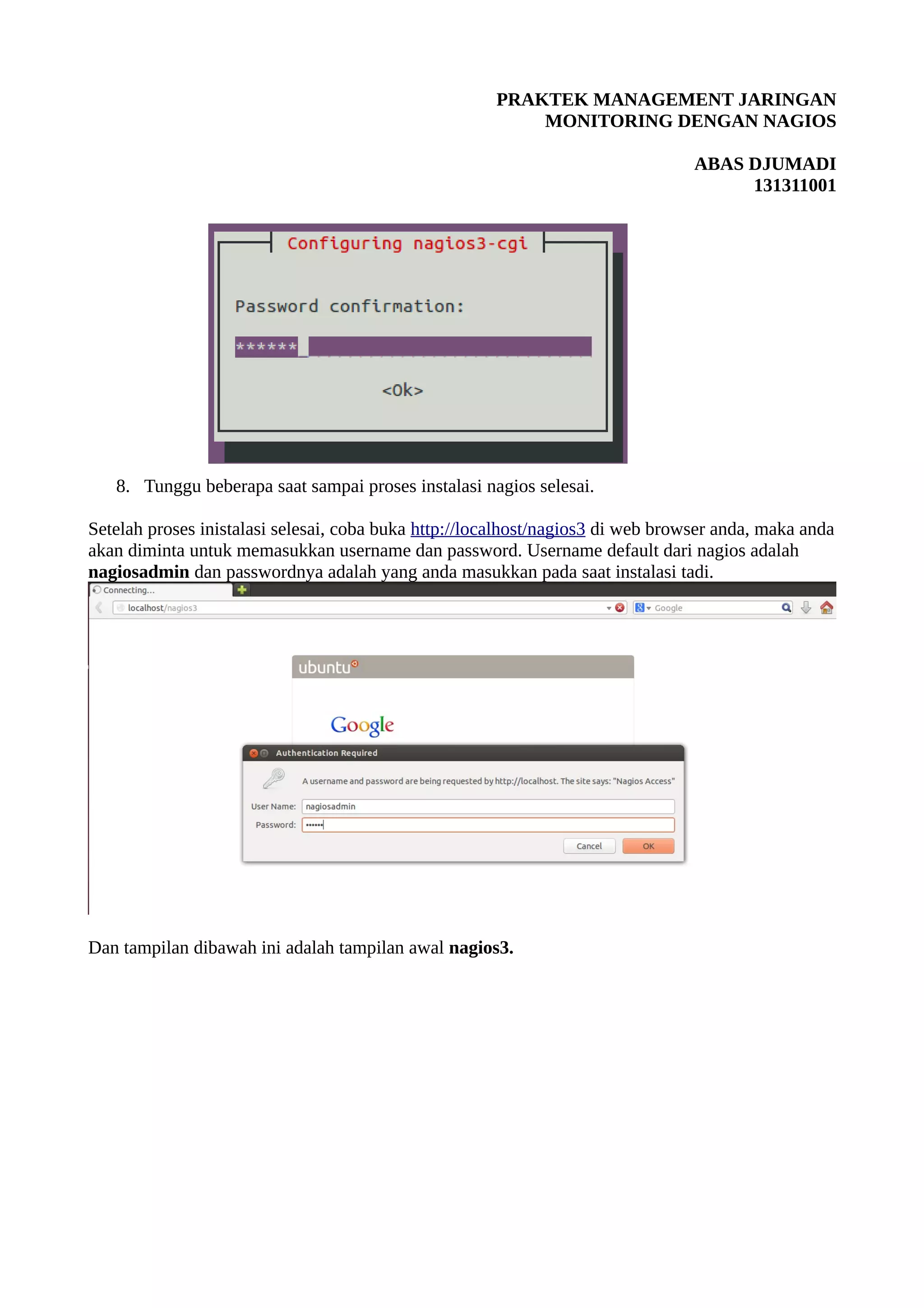Monitoring jaringan dengan nagios | PDF