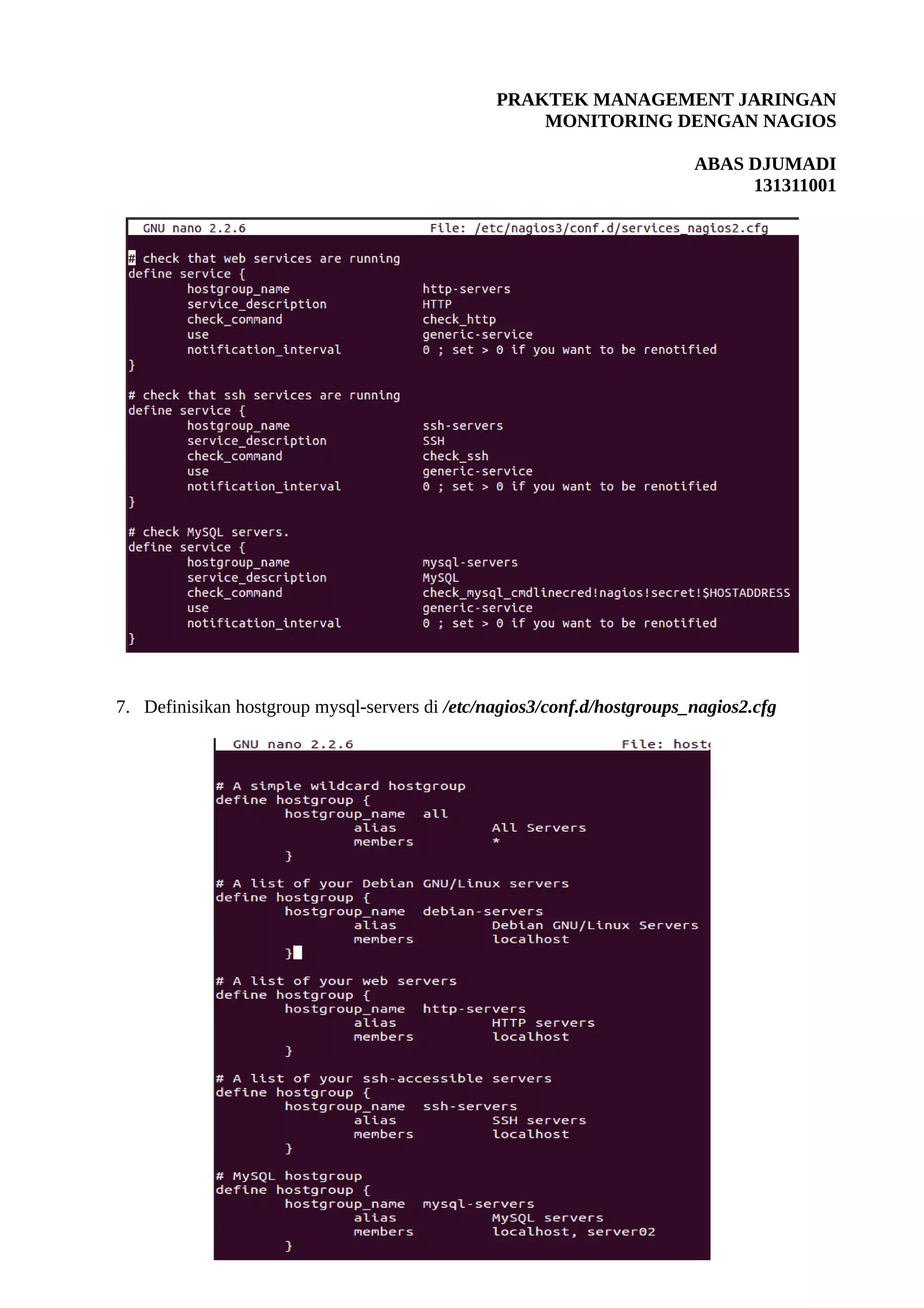 Monitoring jaringan dengan nagios | PDF
