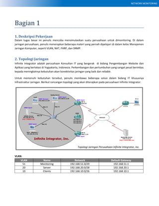 Monitoring Jaringan Komputer dan Server di GNS3 | PDF