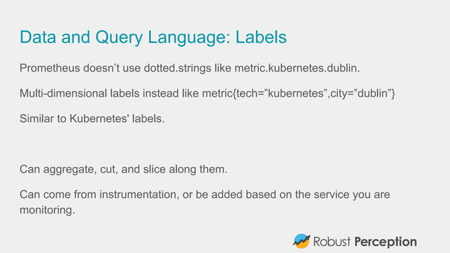 Monitoring Kubernetes with Prometheus (Kubernetes Ireland, 2016) | PPT