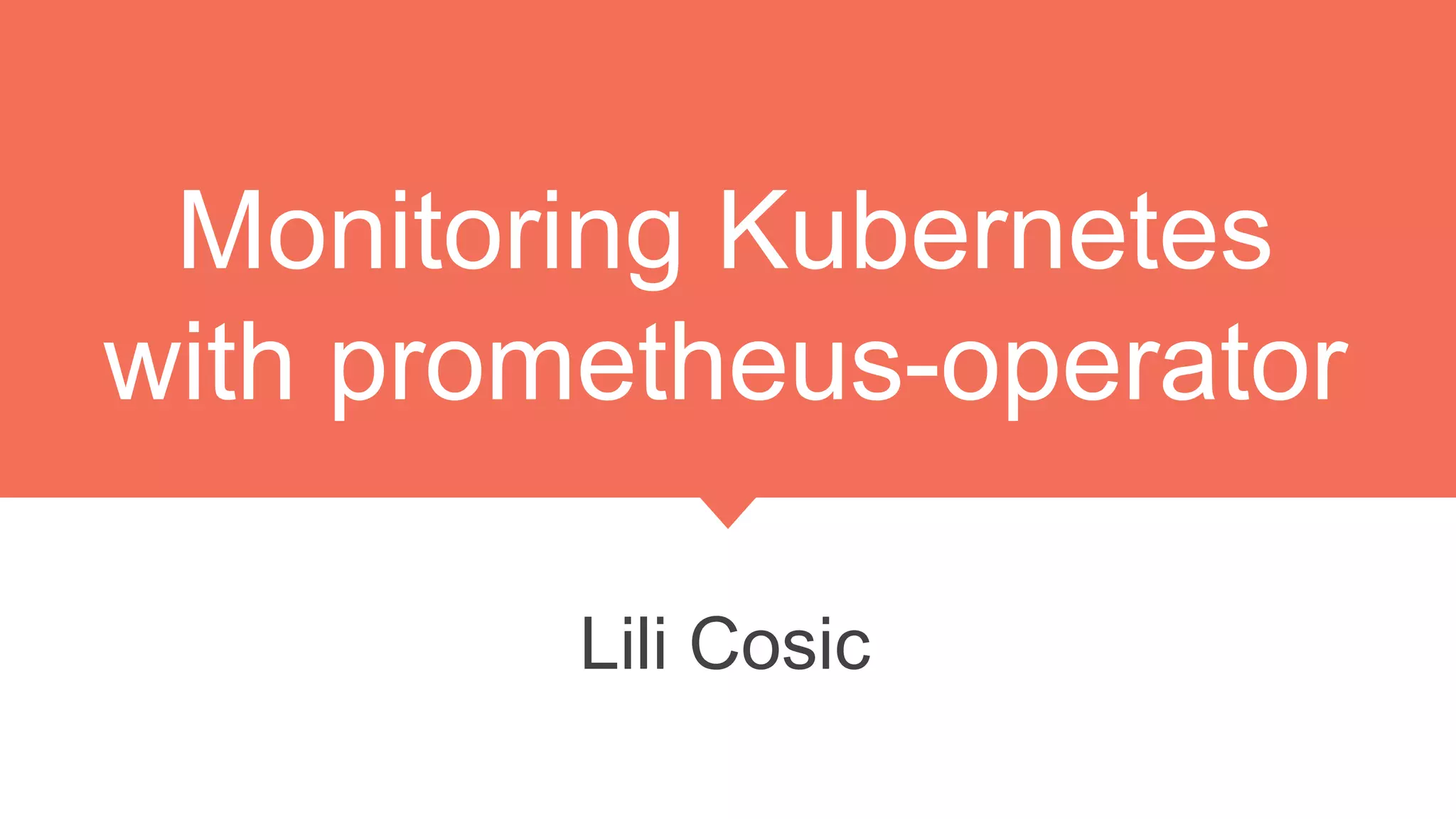 Monitoring Kubernetes With Prometheus Operator Ppt 6961