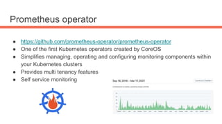 Monitoring kubernetes with prometheus-operator | PPTX | Operating ...