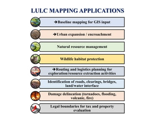 Monitoring Land Use and Land Cover through Remote Sensing and GIS | PPTX