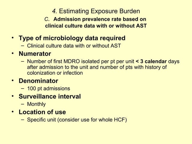 Monitoring mdro in healthcare | PPT