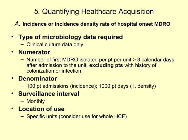 Monitoring mdro in healthcare | PPT