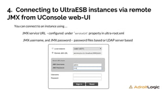 Monitoring multiple ultra esb instances with u console | PPT