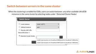 Monitoring multiple ultra esb instances with u console | PPT