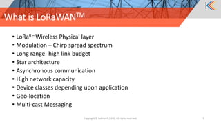 Monitoring MV& LV Distribution assets using LoRaWAN | PPT