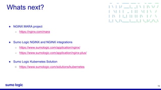 Monitoring NGINX Deployments with Sumo Logic | PPT