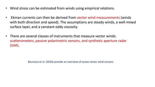 Monitoring ocean currents using satellite sensors | PPT