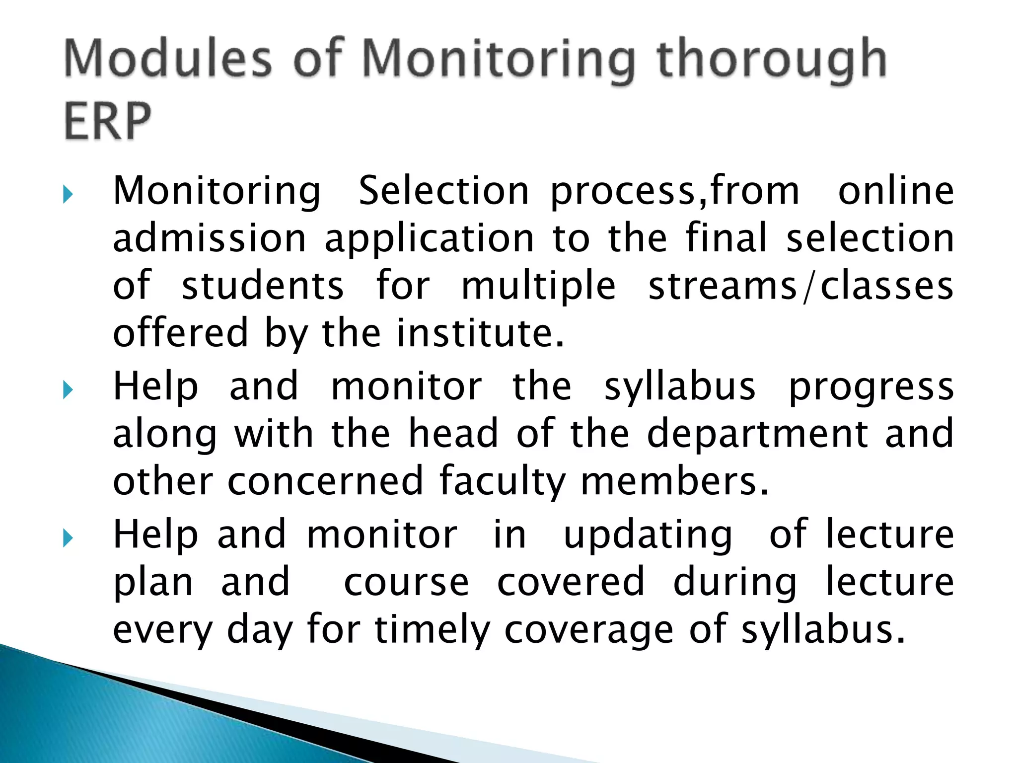 Monitoring of Schools Performance through ERP in a paperless ...