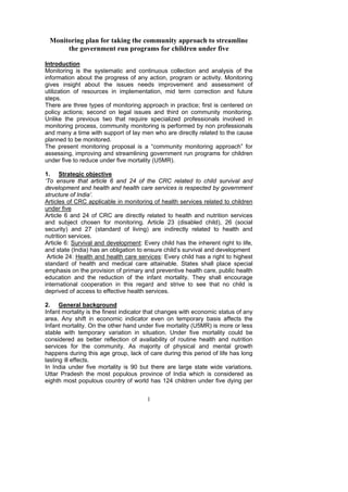 Monitoring Of Government Programmes | PDF