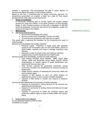 Monitoring Of Government Programmes | PDF