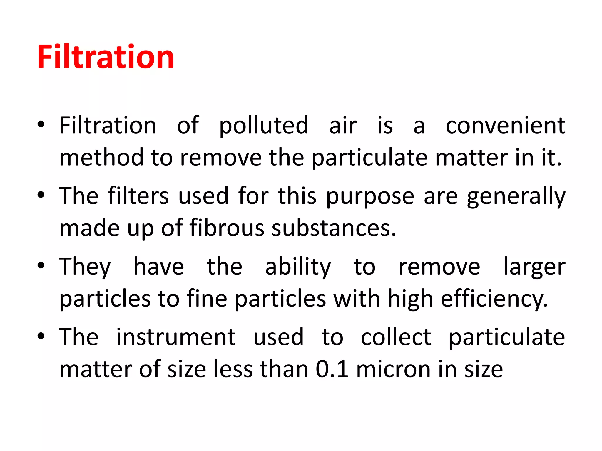 Monitoring of Particulate matter | PPTX