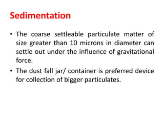 Monitoring of Particulate matter | PPTX
