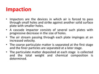 Monitoring of Particulate matter | PPTX