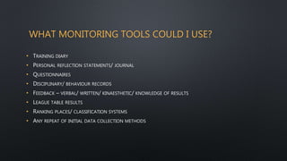 Monitoring Performance | PPTX