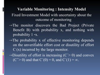 Monitoring project Investment.ppt for business students | PPT