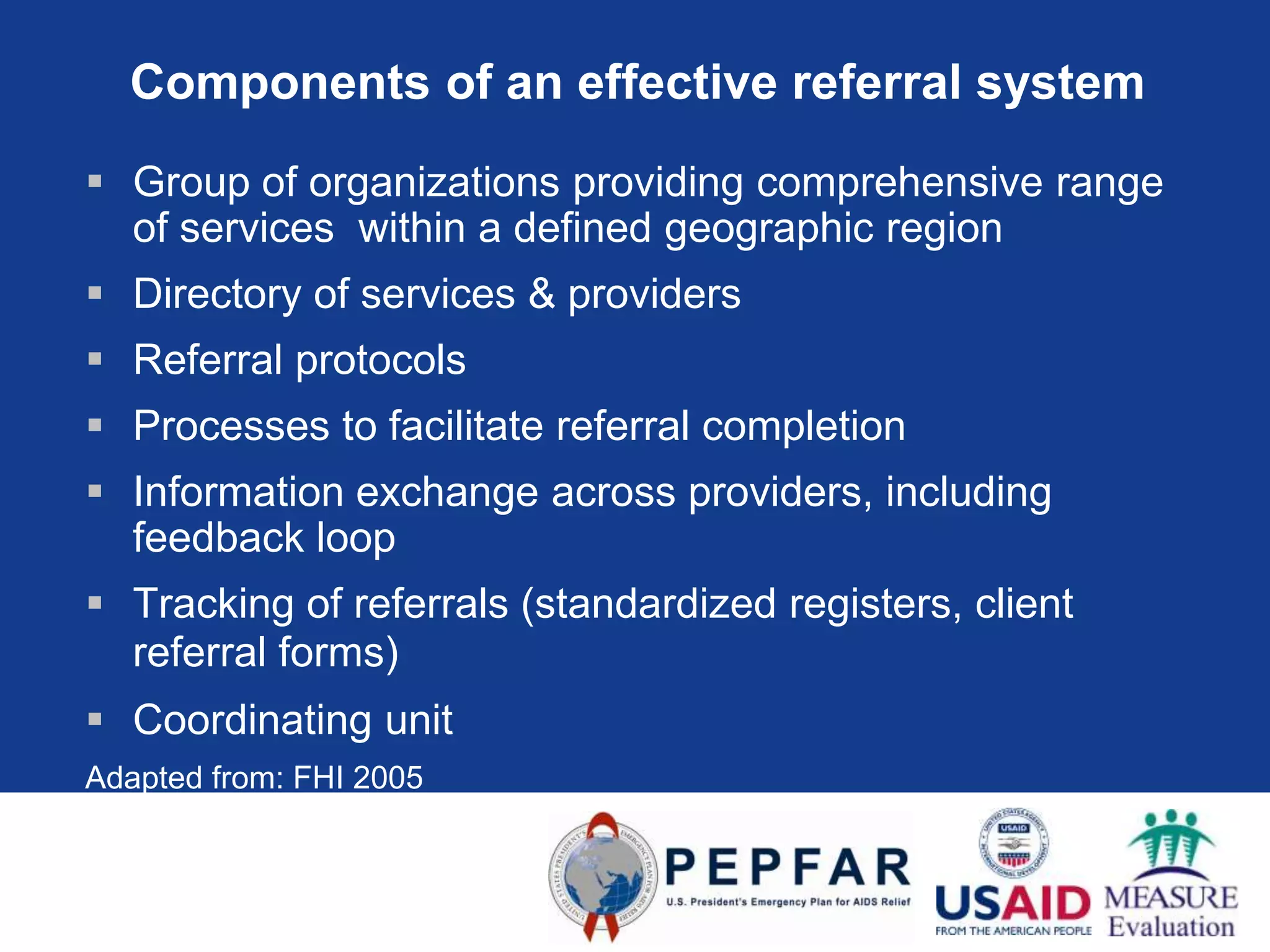 Monitoring Referrals to Strengthen Service Integration | PPTX