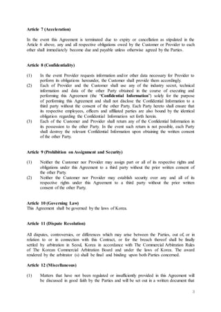 Monitoring Service Agreement Sample (Purchase this doc, Text ...
