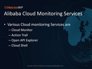 Monitoring Service of Alibaba Cloud | PPT