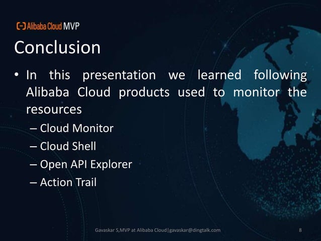 Monitoring Service of Alibaba Cloud | PPT