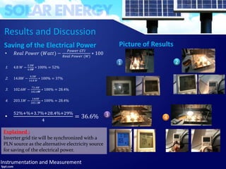 Monitoring solar with internet of things | PPTX