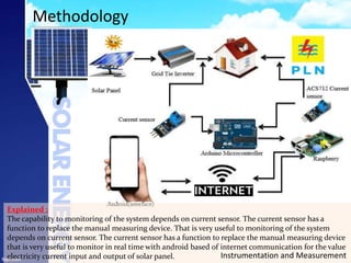 Monitoring solar with internet of things | PPTX