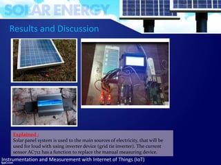 Monitoring solar with internet of things | PPTX