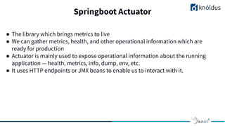 Monitoring Springboot Application | PDF | Cloud Computing | Internet