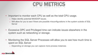 Monitoring sql server | PPTX
