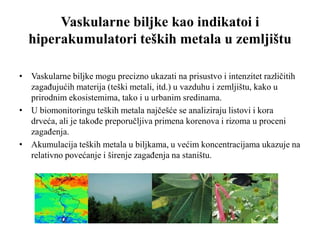 Monitoring životne sredine i bioindikatori | PPTX