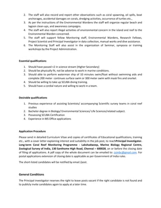 Monitoring staff Vacancies In ZSI | PDF | Free Download