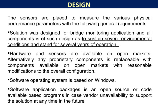 Bridge Structure Health Monitoring System Ppt Operating Systems Computer Software And