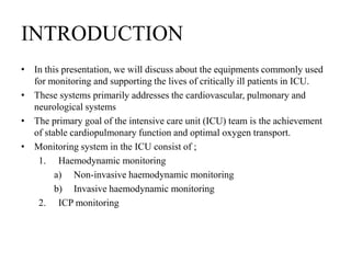 Monitoring system in icu | PDF
