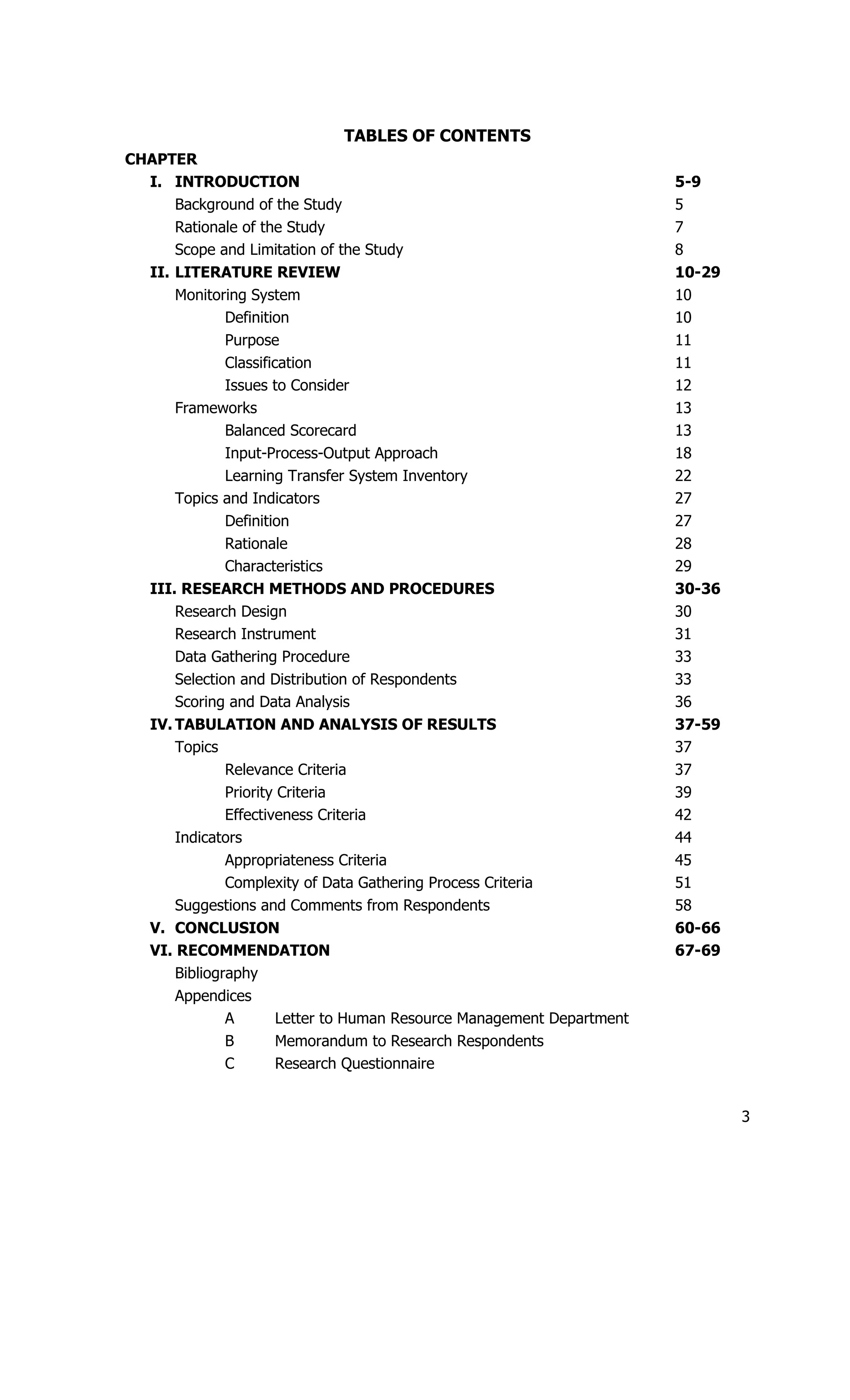 Monitoring system sample thesis | PDF
