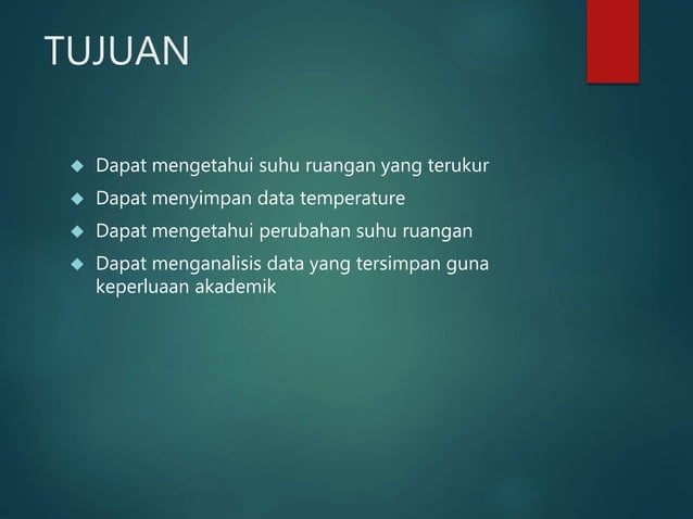 Monitoring temperature ruangan dengan display lcd | PPT