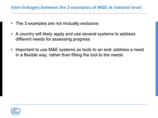 Monitoring the process using the PEG M&E Tool | PPT