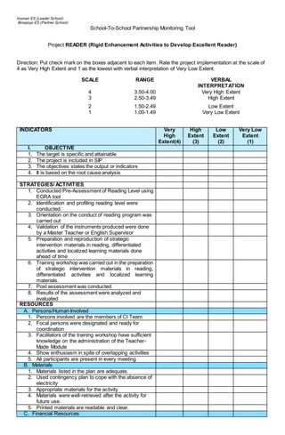 Monitoring tool partner school | DOCX