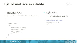 Performance Monitoring: Understanding Your Scylla Cluster | PDF