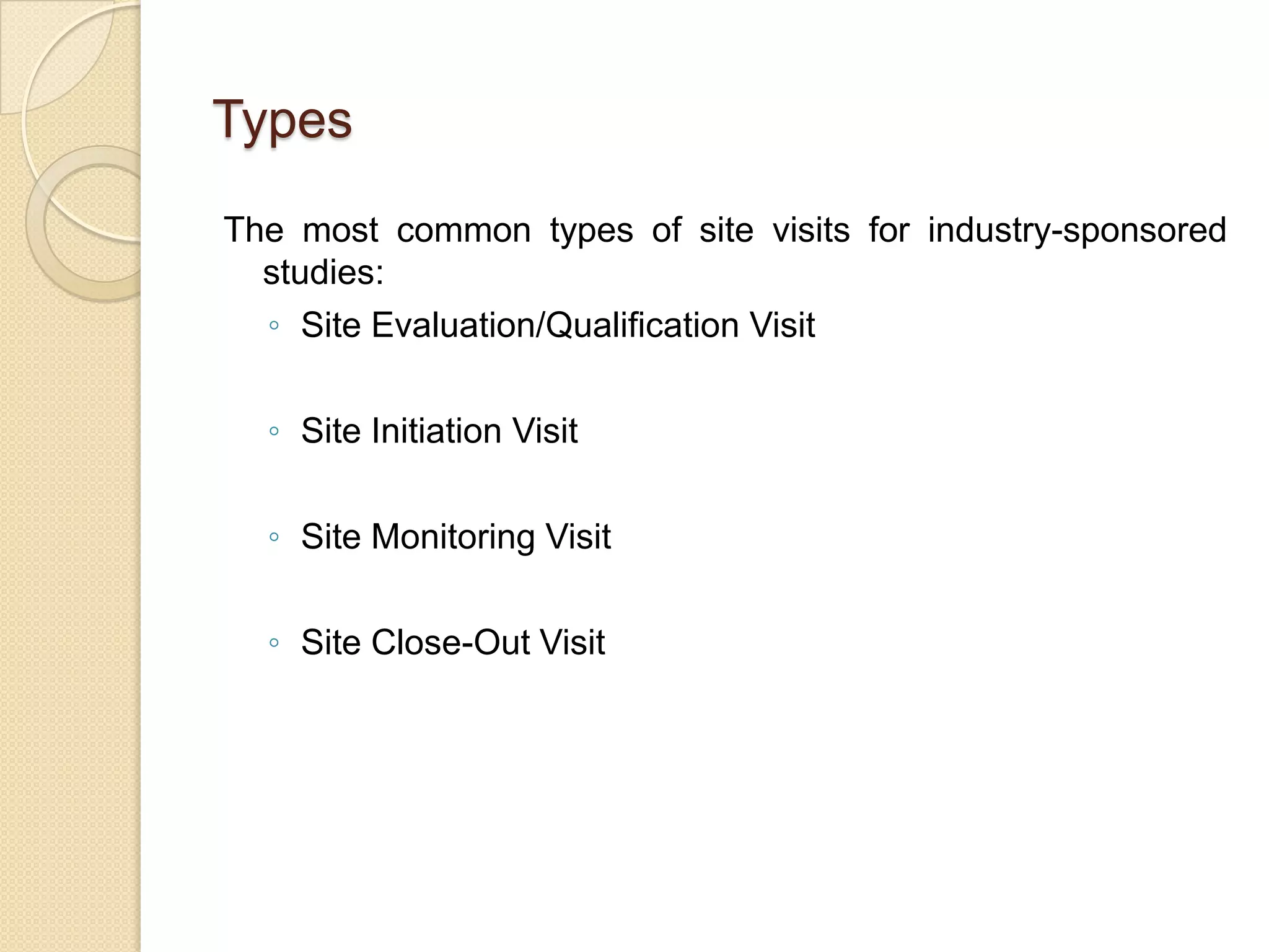 Monitoring Visits | PPTX